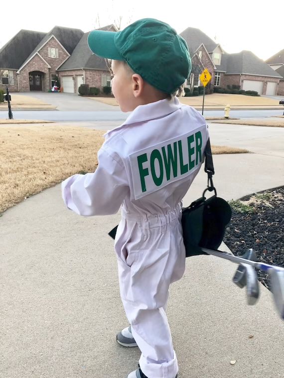 Kids Custom Masters Caddie Uniform – Personalized with Name, Number ...