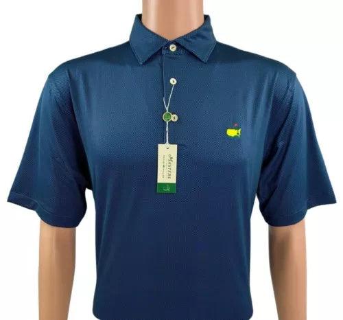 2025 Masters Peter Millar Blue Patterned Performance Tech Polo – Master ...